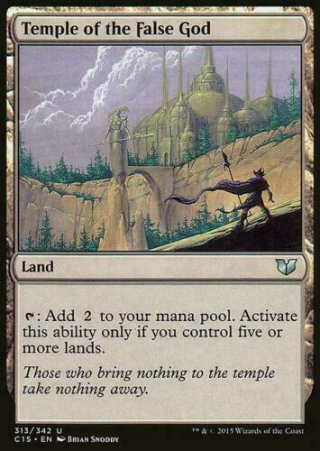 Temple of the False God Commander 2015 Light Play MTG Magic DNA GAMES ...