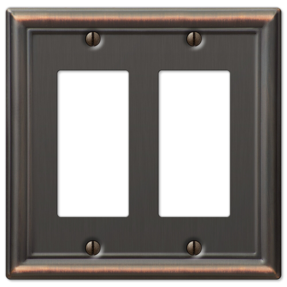 Bronze Switch Plate Cover Chelsea Oil Rubbed Wallplate Toggle Outlet ...