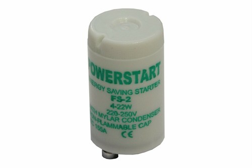 10X Fluorescent Light Starter 4-22W FS-2 (Flu Tube Starter Switch 4 ...