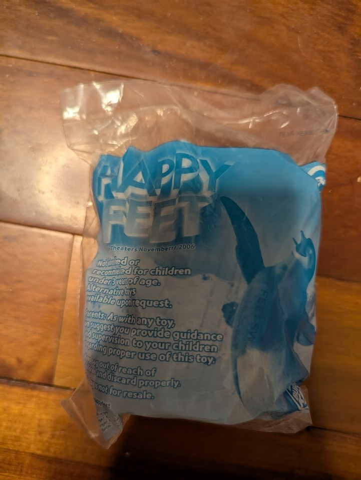 Burger King Kids Club Meal 2006 Happy Feet New Sealed Penguin Egg Toy ...