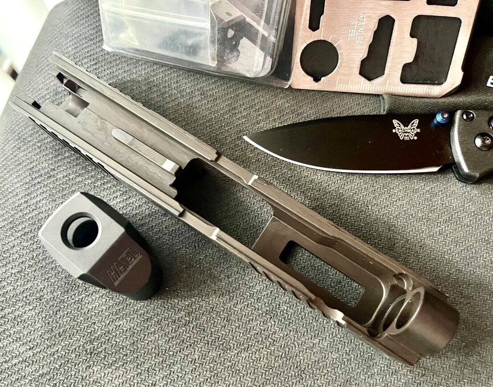 Sig P320 Slide w/ Compensator + Grey Ghost Parts Compact 3.9" Upper ...