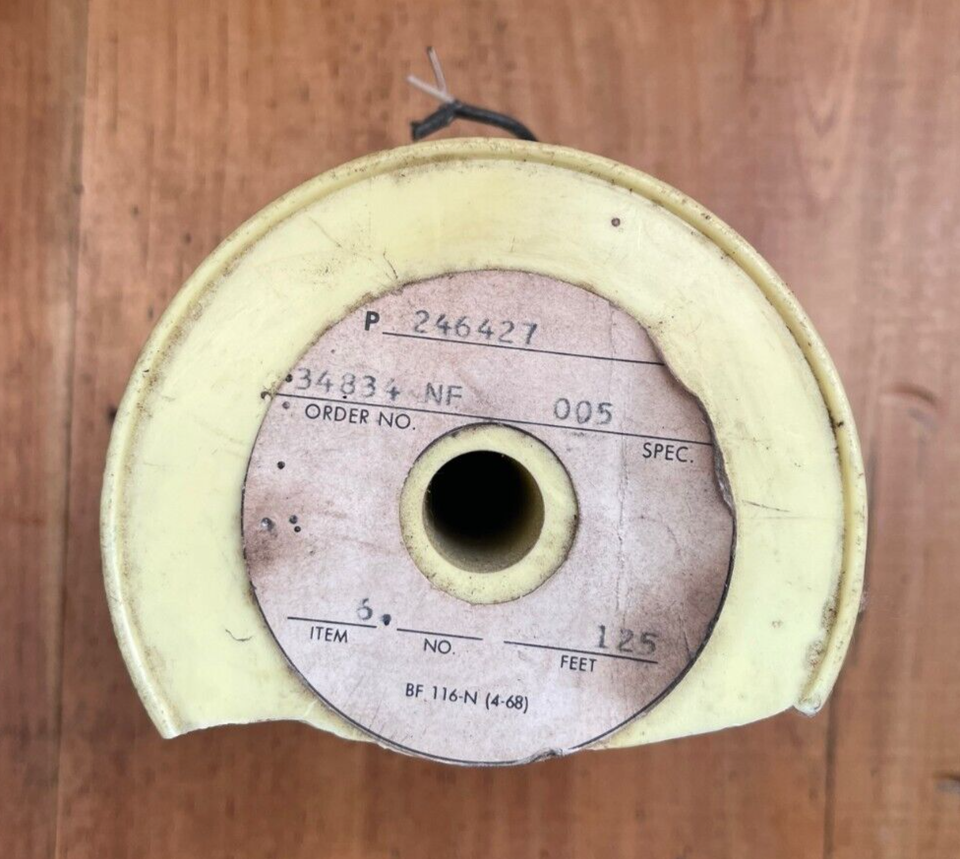 Vintage WE Western Electric Telephone Wire Copper Insulated with Spool ...