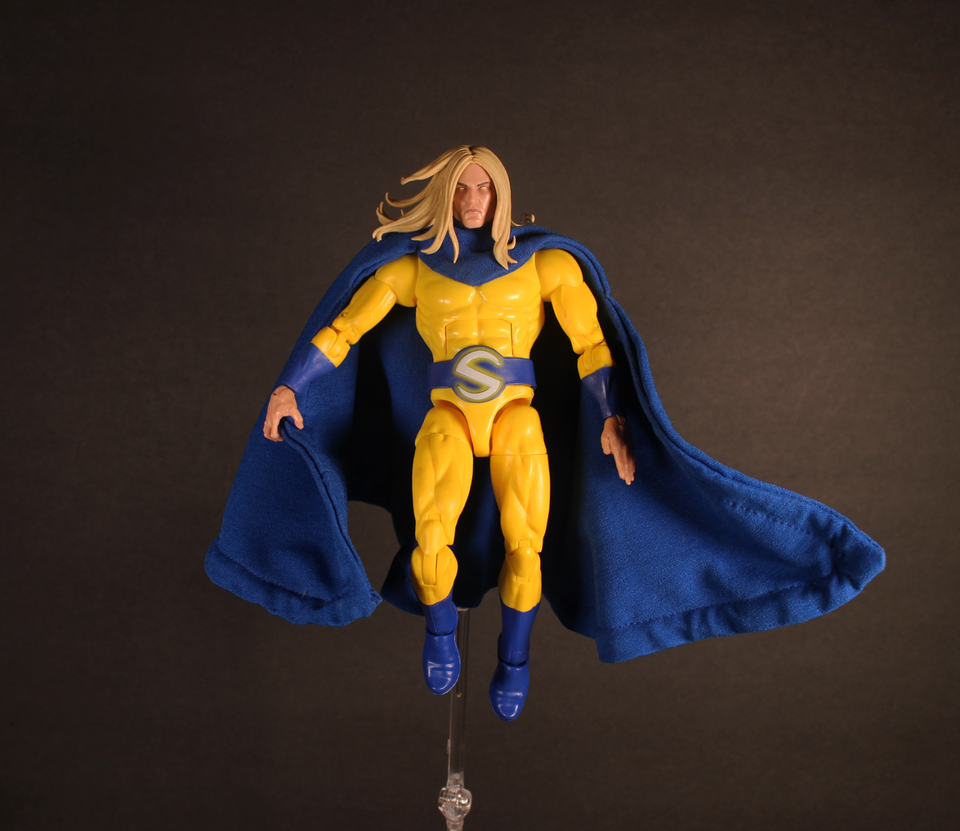 1/12 scale wired cape for Sentry Marvel Legends | eBay