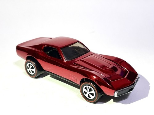 HOT WHEELS “CUSTOM MADE” REDLINE CUSTOM CORVETTE -- - CANDY RED CHROME ...
