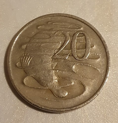 AUSTRALIAN RARE ONE OF A KIND 20c STAMPED 1908 DATE ERROR COIN | eBay