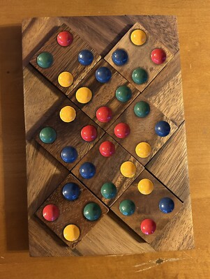 Vintage BROOKSTONE Wood COLOR MATCH Puzzle 8.5” x 5.75” | eBay