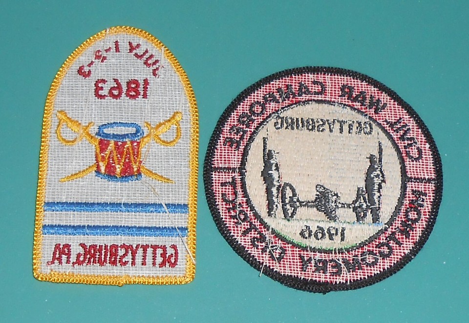 Vtg 1966 BSA Boy Scouts Patches Badges Scouting Civil War History ...