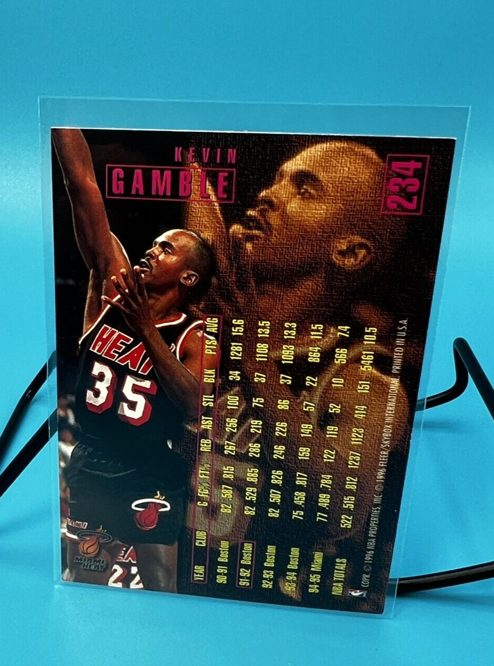 1995-96 Fleer Miami Heat Basketball Card #234 Kevin Gamble | eBay