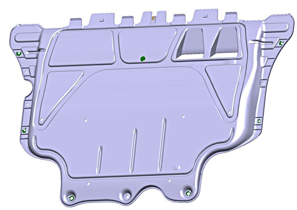 Genuine VW AUDI SEAT SKODA Golf R32 Noise Insulation Front 3Q0825236C ...