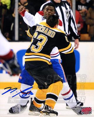 P.K. Subban Montreal Canadiens Signed Autographed Fight vs Bruins ...