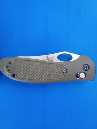 Vintage BENCHMADE 550 GRIPTILIAN MEL PARDUE OVAL HOLE 440C -=RARE ...
