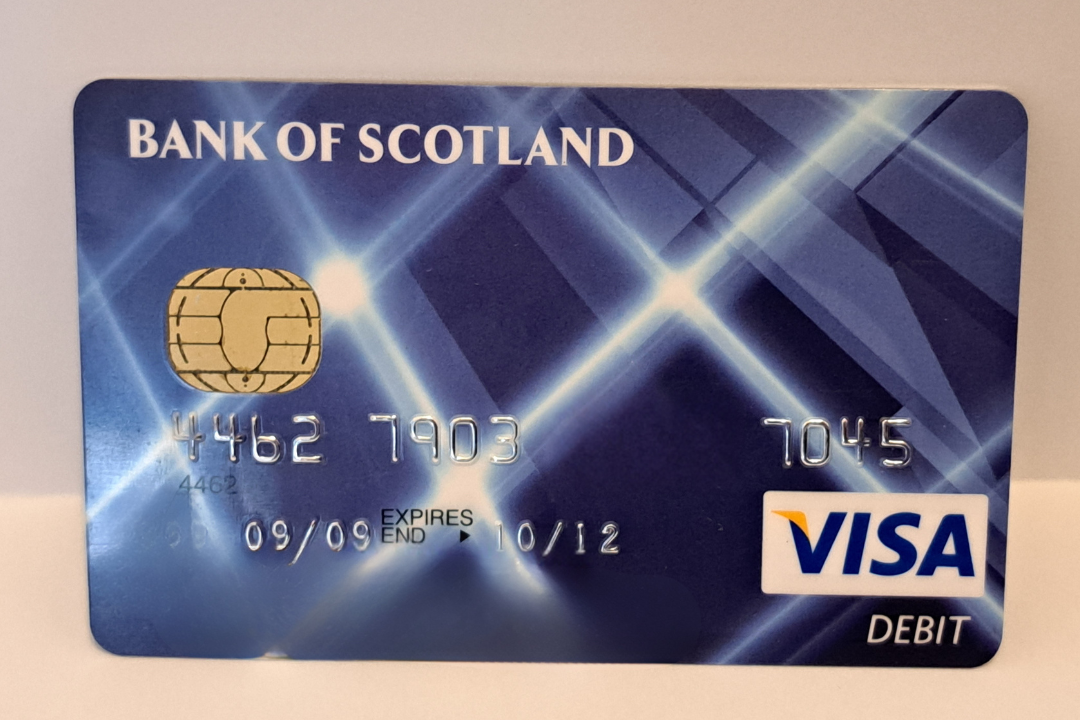 Collectable Vintage UK Bank of Scotland VISA Debit Card Expiry 10/12 ...