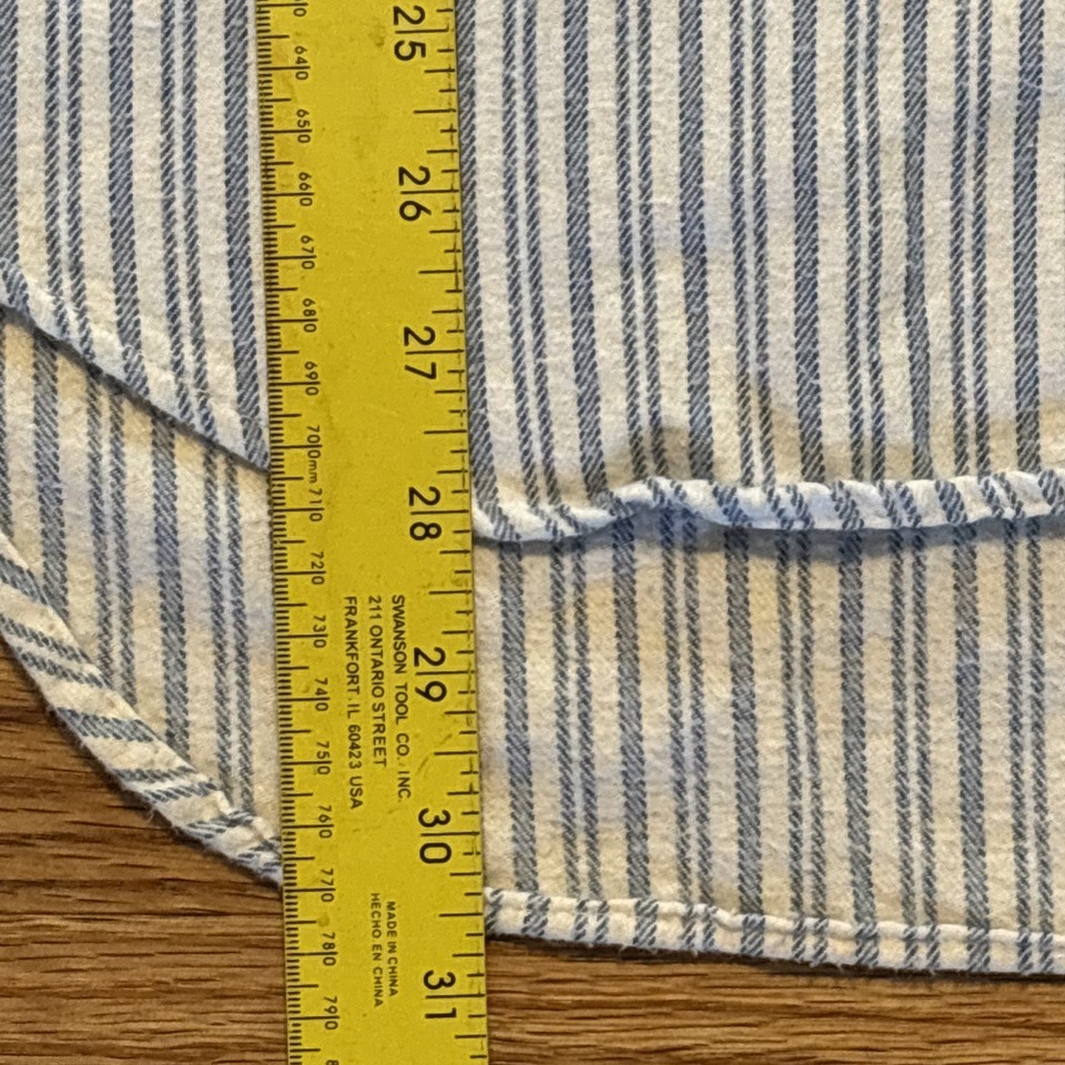 Vintage Gleneske Grandfather Shirt Mens Medium Striped Henley Popover ...