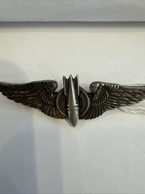 Vintage Sterling Silver 1st edition WW11 Luxenberg New York BOMBARDIER ...