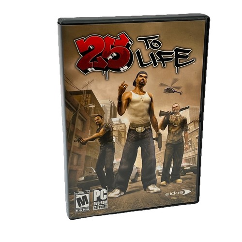 25 to Life PC, 2006 Computer Game CIB Good Working Condition CD ...