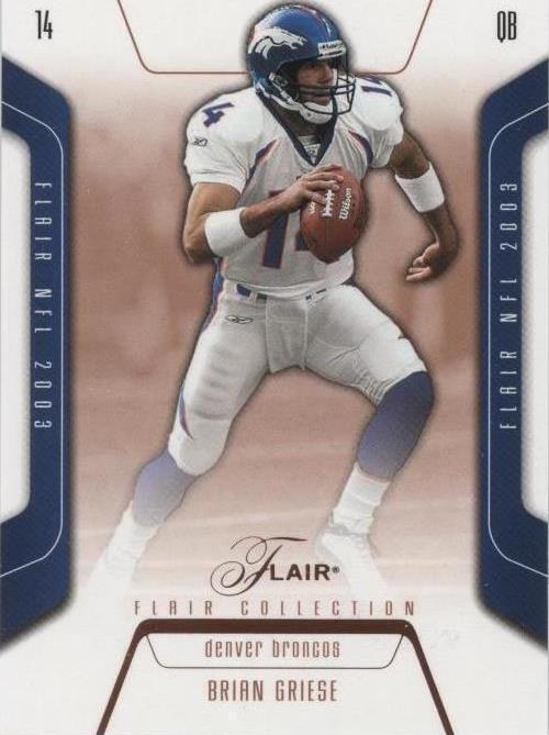 2003 Flair - Brian Griese #15 Collection /125 for sale online | eBay