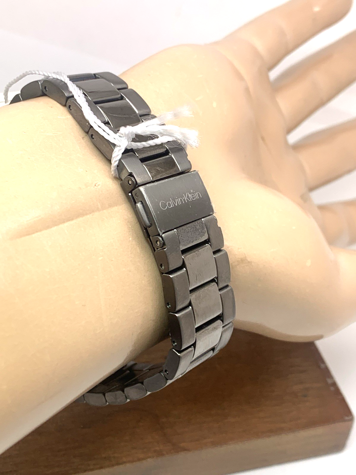 Calvin Klein Men's Watch 25200054 Quartz Gray Dial Gunmetal Stainless ...