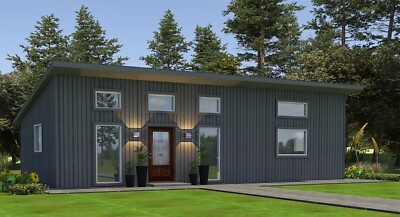 Flat Pack House, a complete bolt and snap together 800 Sq Ft home kit ...