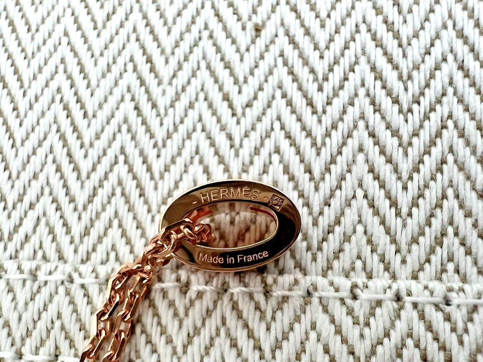 Hermes BRAND NEW Mini Pop H pink rose dragree rose gold hardware | eBay