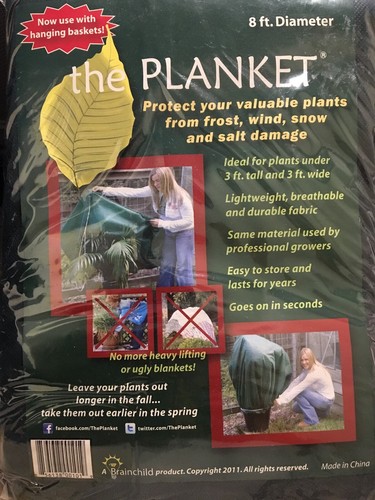 NEW The Planket Frost Protection for Plant Cover, 8 ft. Round, FREE ...