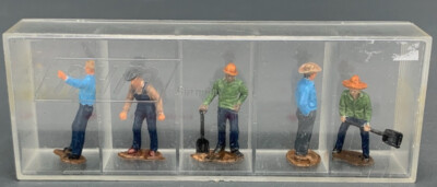 HO Scale Five US Railway Track Worker Figures Painted HO3247 | eBay