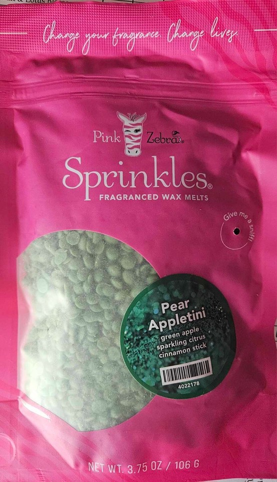 Pink Zebra wax Sprinkles - NEW - Over 50 Factory Sealed 3.75 oz. Bags ...