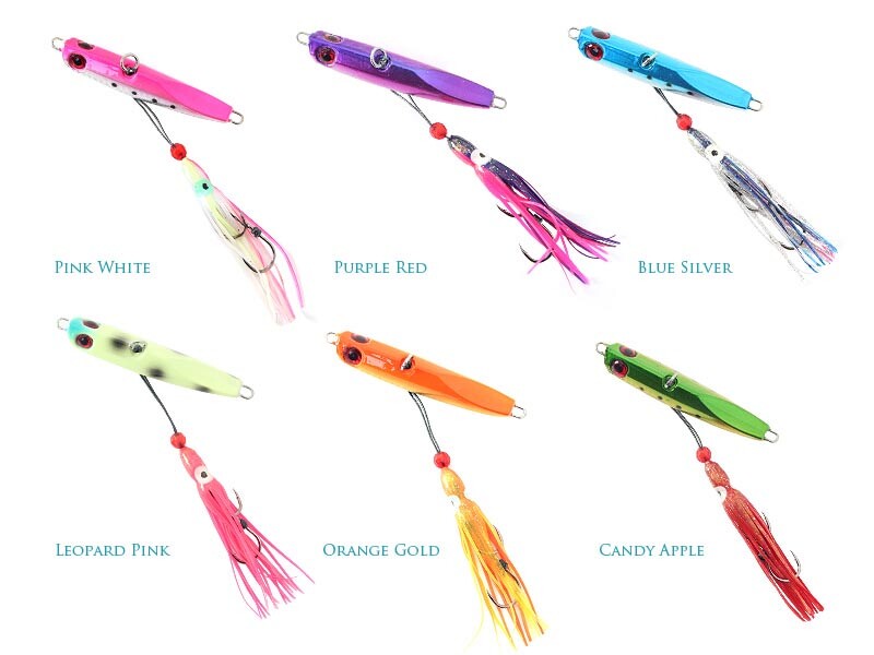 Ocean Angler Jitterbug Inchiku Lure 130g Pink White | eBay