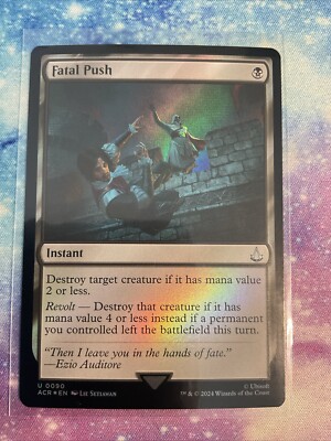 MTG Fatal Push Assassin's Creed Near Mint Foil | eBay