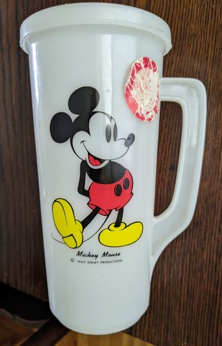 Vintage Mickey Mouse 1 Quart Plastic Pitcher, Walt Disney Productions ...