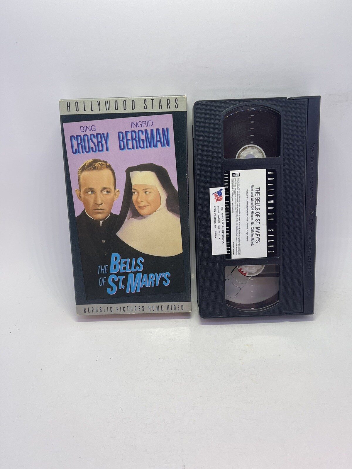 The Bells Of St. Mary's Republic Pictures VHS 1945 Bing Crosby 8️⃣ ...