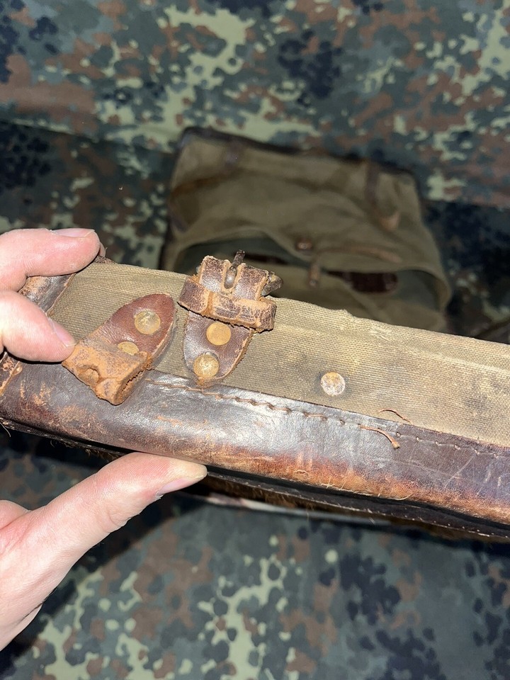 Original WW1 German Uniform Pony Fur Horsehair Tornister Backpack ...