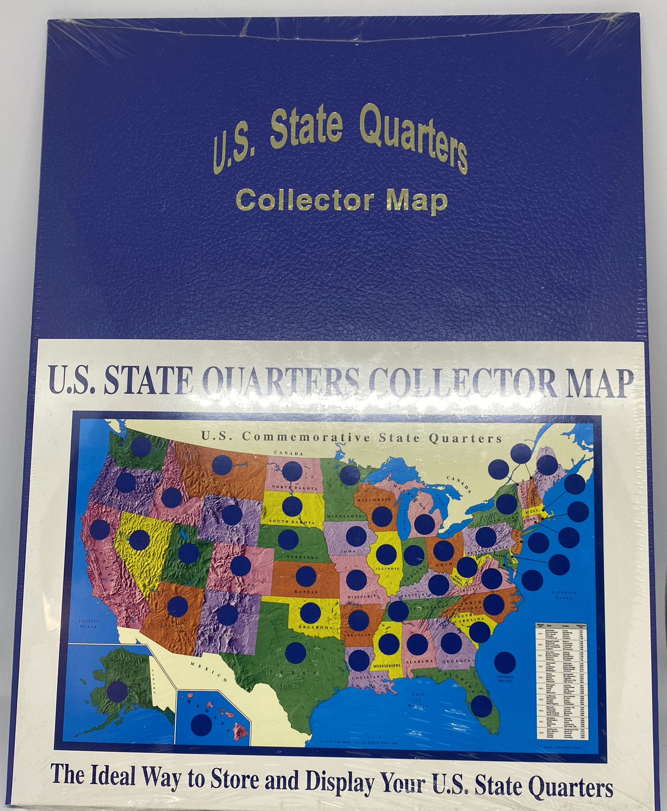 U.S. State Quarters Collectors Map | eBay