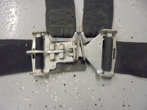 RJS BLACK 4 PT RACING SEAT BELTS-RACING-RAT ROD-MUD-DIRT-ENDURO-DEMO ...