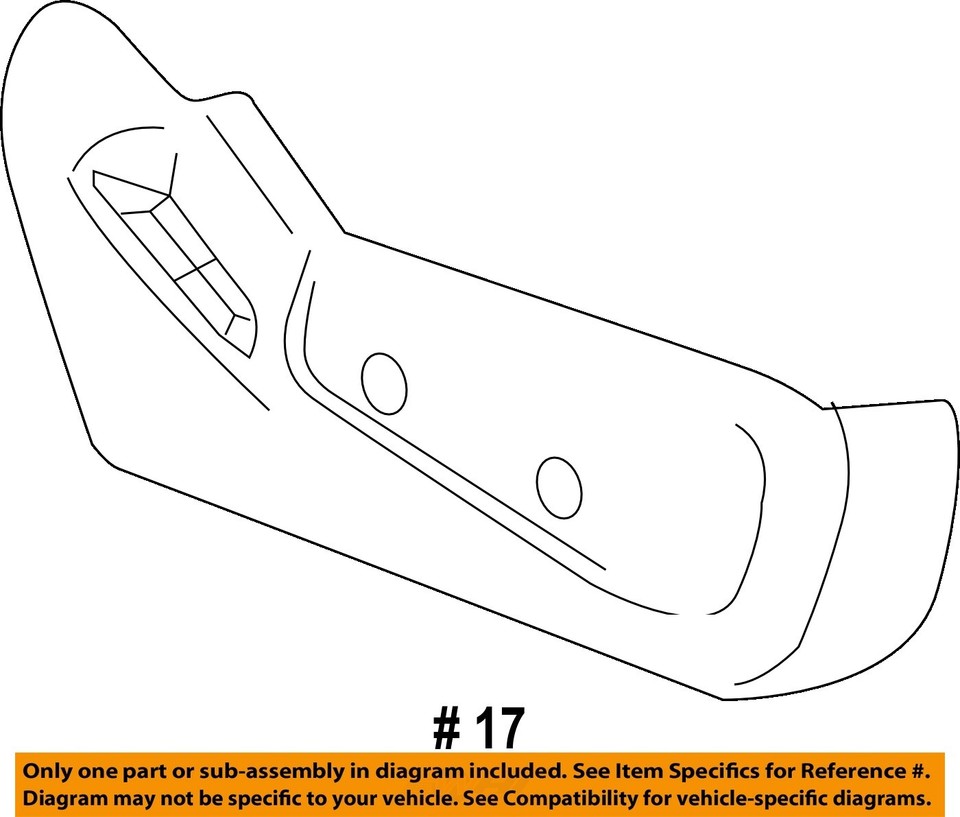 GM OEM 15-22 Canyon Passenger Seat Components-Outer Finish Pnl 23407042 ...