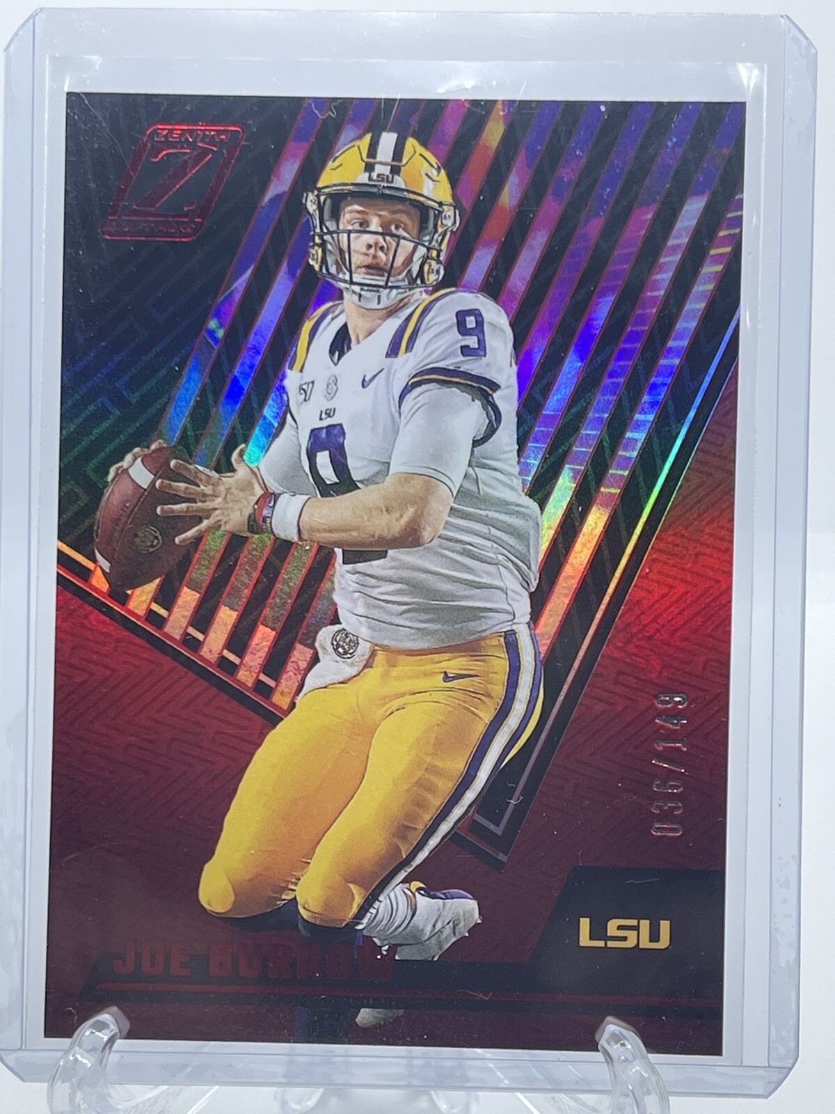 2023 Panini Chronicles Draft Picks - Zenith Red #17 Joe Burrow /149 for ...