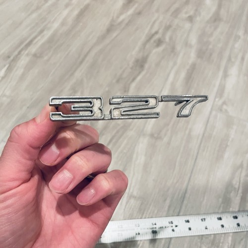 1968 Chevy Camaro "327" Emblem GM 3927484 FENDER BADGE ORNAMENT TRIM ...