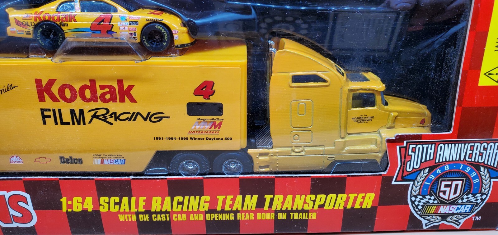 1998 Racing Champions 1:64 Scale Kodak Racing Team Transporter Martin ...