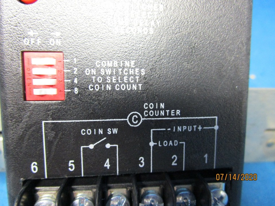 Infitec Inc 120VAC Timer Coin to Seconds Vending Timer Kiddie Ride ...