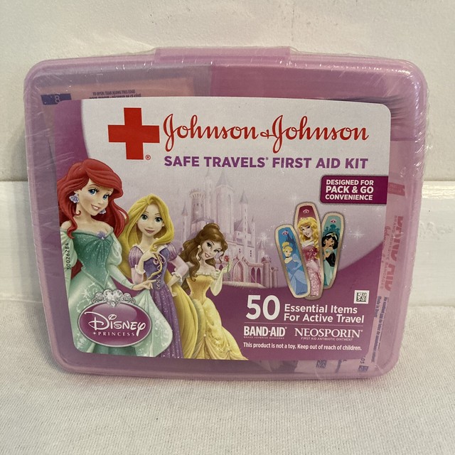 Johnson Red Cross BRAND Safe Travels First Aid Kit Featuring Disney ...