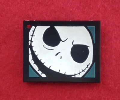 Rare Disney JACK SKELLINGTON rubber luggage tag (unused) 2 1/2" x 2" | eBay