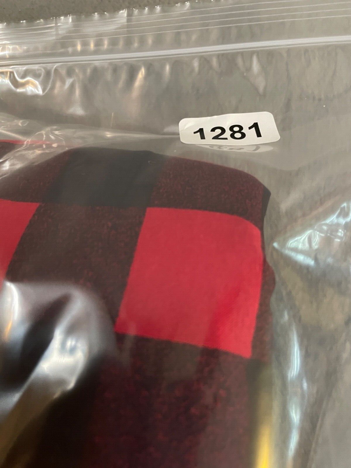 Fabric Lot 2 Yards 20 Inches 56 W Red Black Buffalo Checks Plaid ...