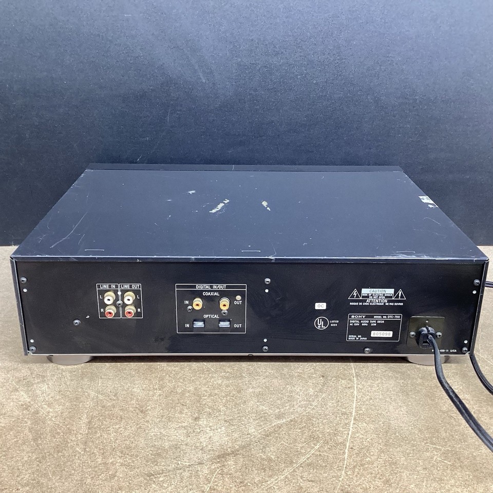 SONY DTC 700 Digital Audio Tape Deck DAT MODIFIED TO RS-700 Powers On ...