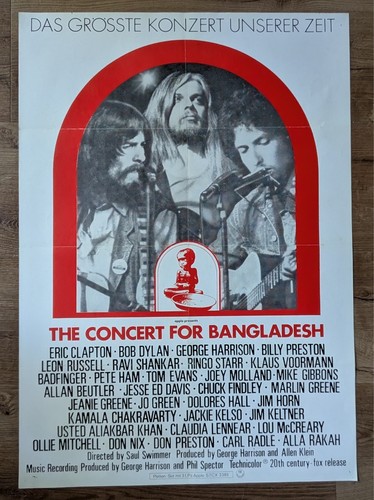 The Concert for Bangladesh (EA 1972) - Plakat in A1 | eBay