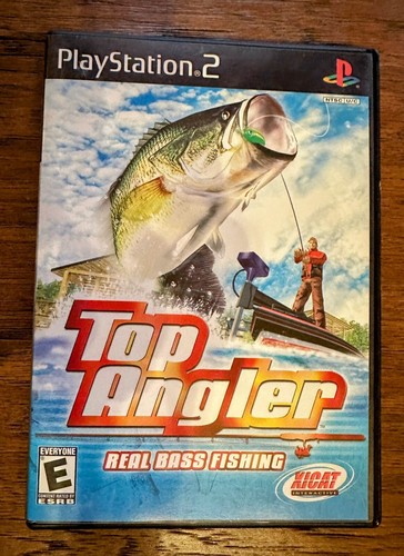 Top Angler: Real Bass Fishing (Sony PlayStation 2 PS2) Complete w ...