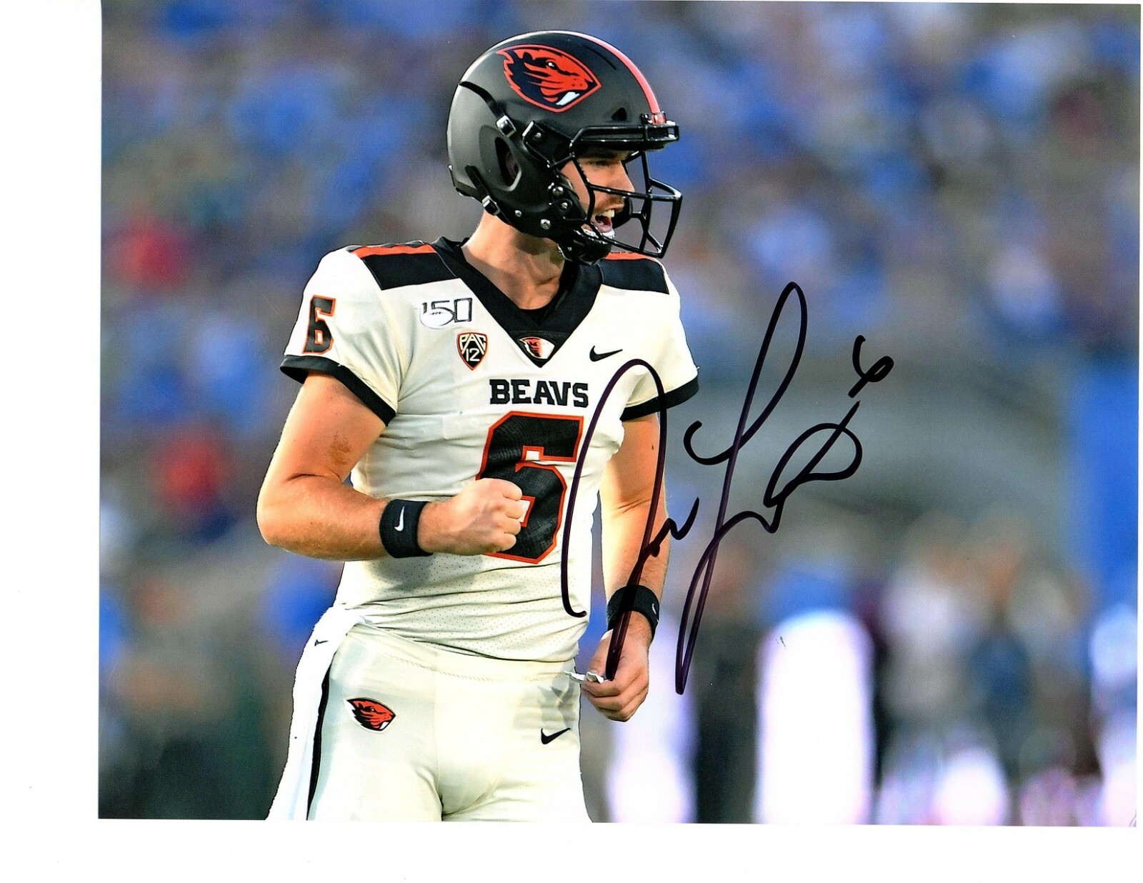 Jake Luton Oregon State Beavers signed autographed 8x10 football photo ...