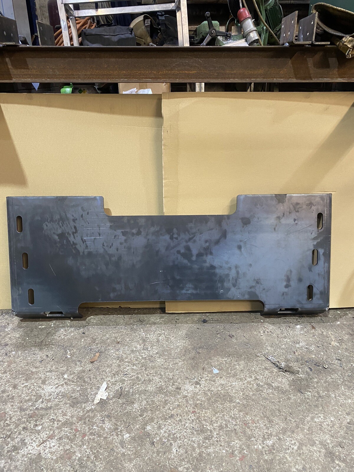 Bobcat quick attach weld on brackets Ghel Thomas Mustang Skidsteer JCB ...