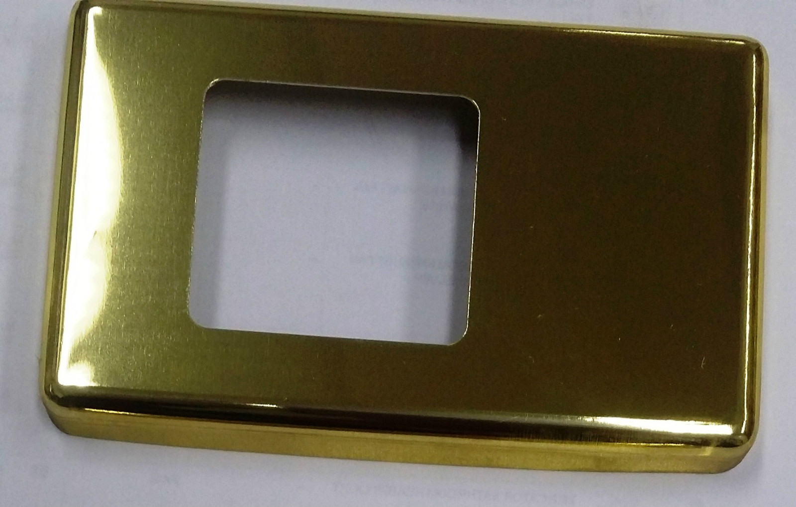 HPM XL POLISHED BRASS COVER PLATE TELEPHONE PLATE XL770TOPLPB | eBay