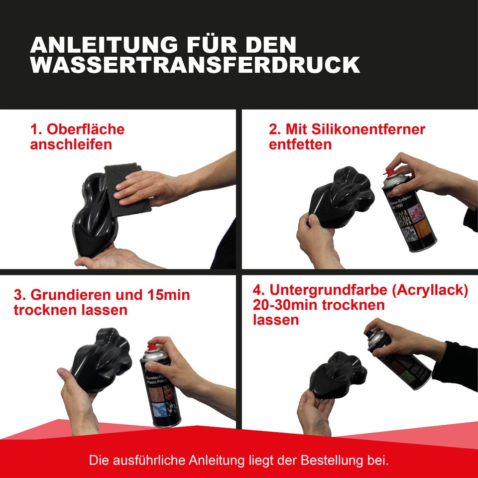 Wassertransferdruck Folie Film WTD WTP CA-R-064 Totenkopf Skulls 2 m x 100 cm | eBay