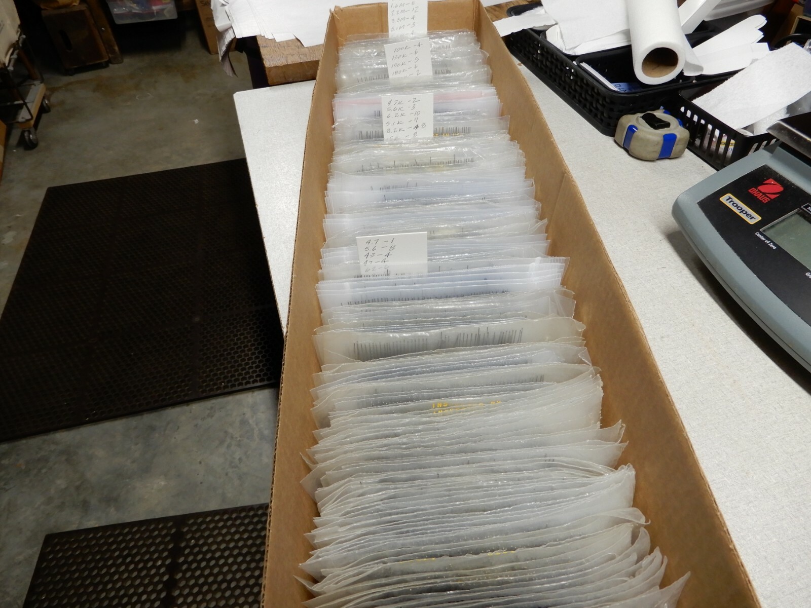 Allen Bradley 1/4 Watt Resistor Packs 50 Resistors Many Values You ...