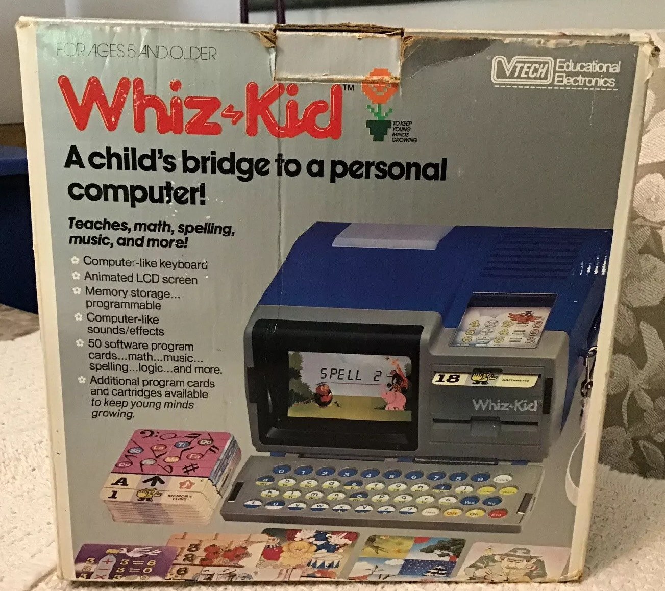 VTech Whiz Kid Personal Computer - 1984, Comes with Original Box, NO ...